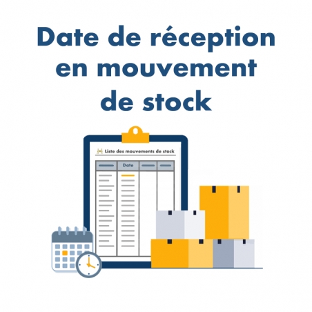 Date of receipt in stock movement