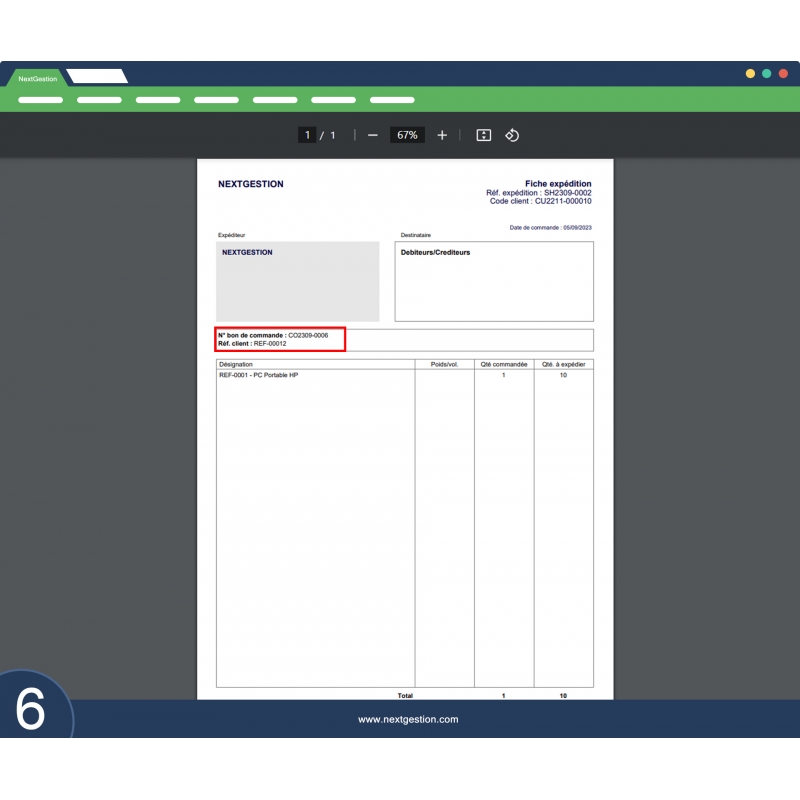 Modul „Gebühren“ für Dolibarr
