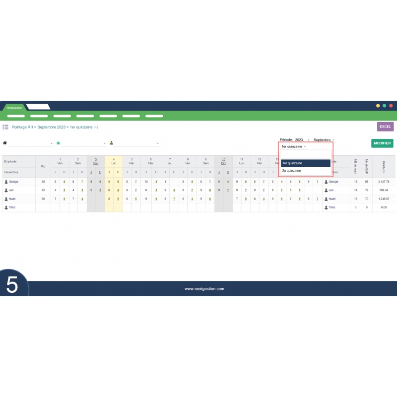 HR Time Tracking Module