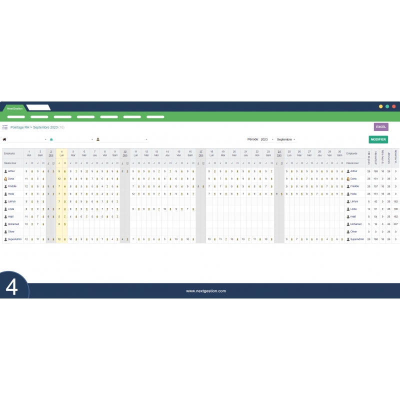HR Time Tracking Module