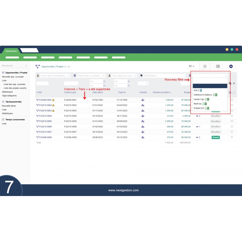 Project Partners Module
