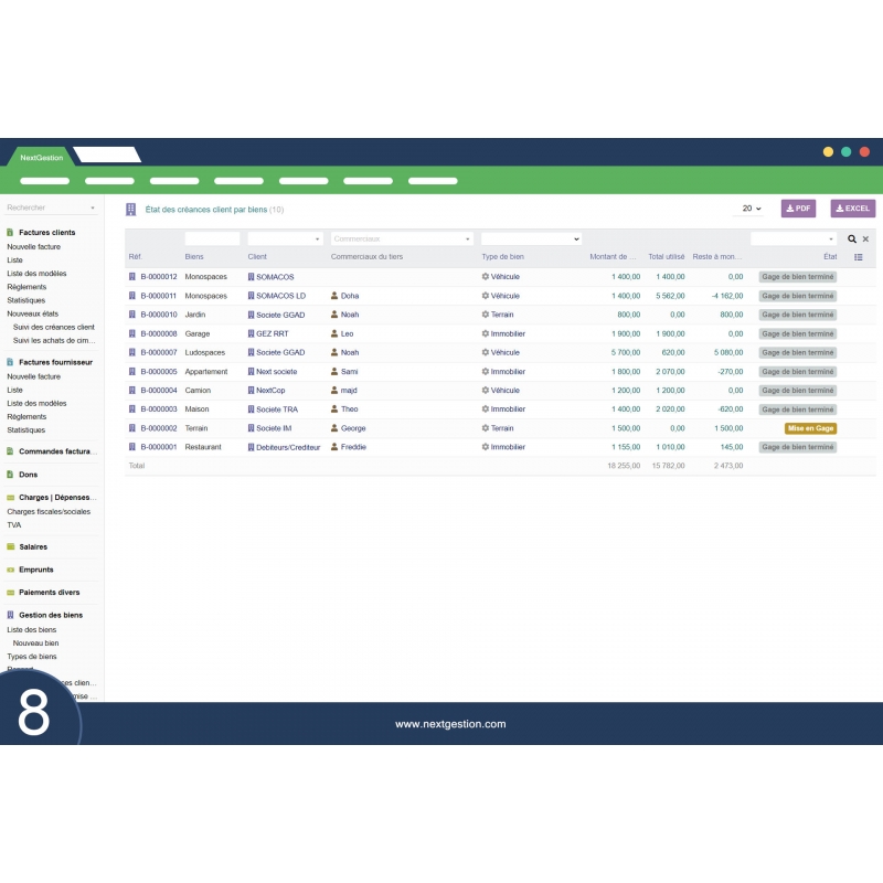 “Property Management” module for Dolibarr