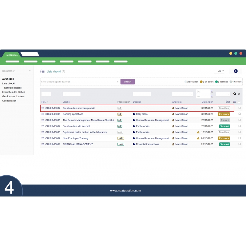 Checkli - Gestión de listas