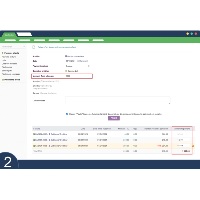 MÓDULO DE PAGO A GRANEL