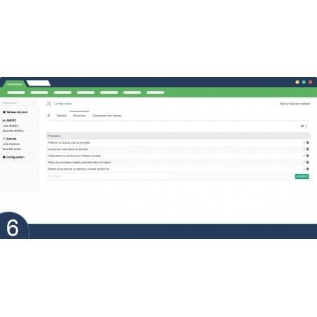AMDEC or FMEA risk analysis module