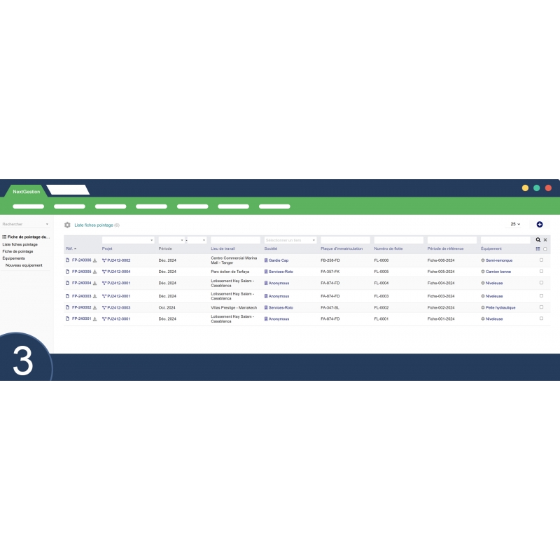 Equipment Time Tracking