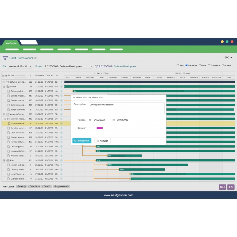 Gantt Professional For Dolibarr